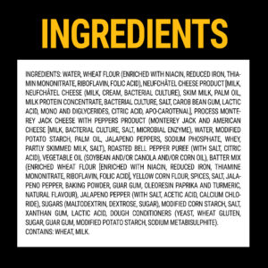 Cheesy Pepper Jack Tornados®️ 3 oz - Ruiz Foodservice
