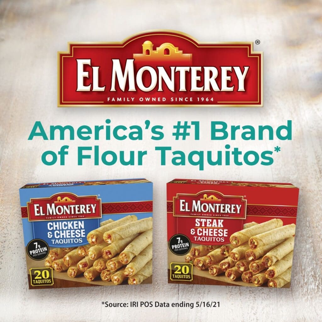 El Monterey®️ Nacho Cheese Taquitos - Ruiz Foodservice