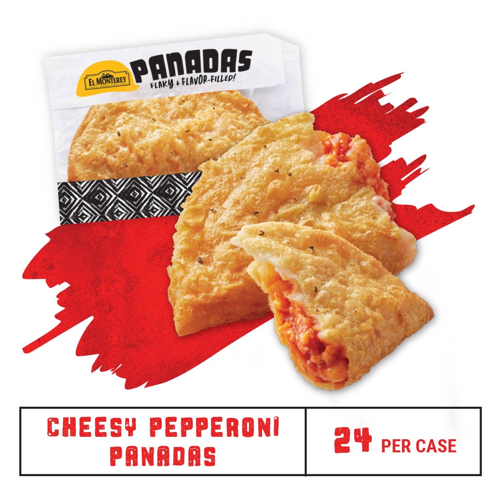 El Monterey®️ Cheesy Pepperoni Panadas 3 oz - Ruiz Foodservice