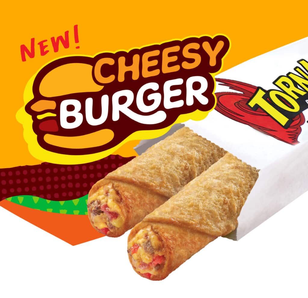 Cheesy Burger Tornados | Ruiz Foodservice