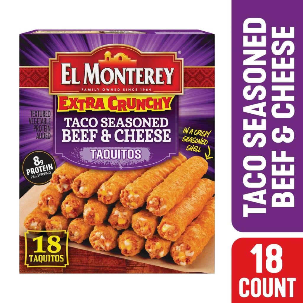 El Monterey® Extra Crunchy Taco Beef Taquito - Ruiz Foodservice